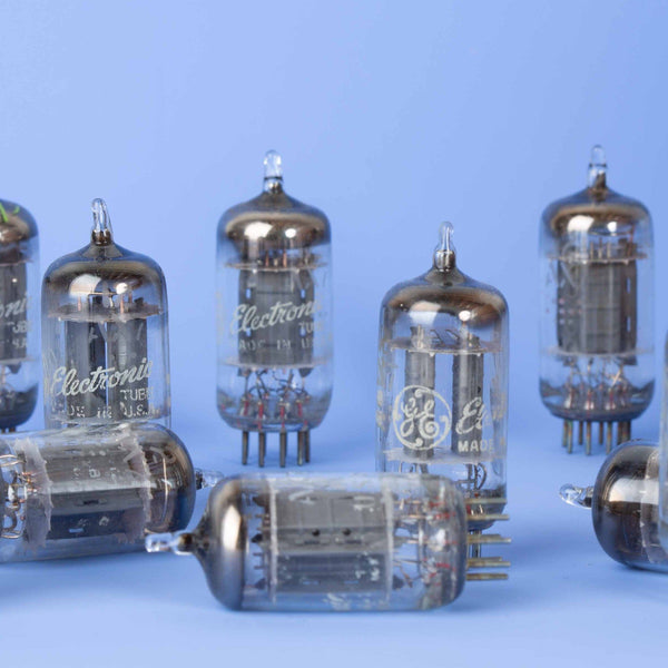 Vintage USA Preamp Tubes Tagged "GE Tubes" - Fuzz Audio