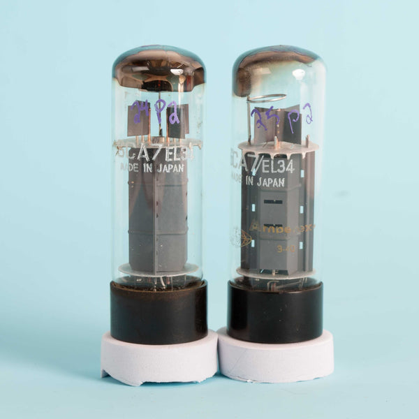 Matsushita EL34/6CA7 Matched Pair #2 | Vintage Mullard Clone - Fuzz Audio